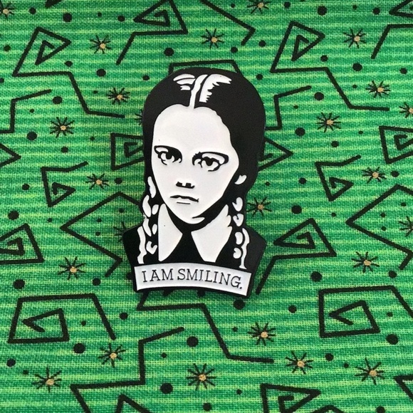 Jewelry | Wednesday Addams Pin | Poshmark